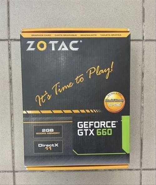 Видеокарта zotac Geforce GTX660 ZT-60901-10m