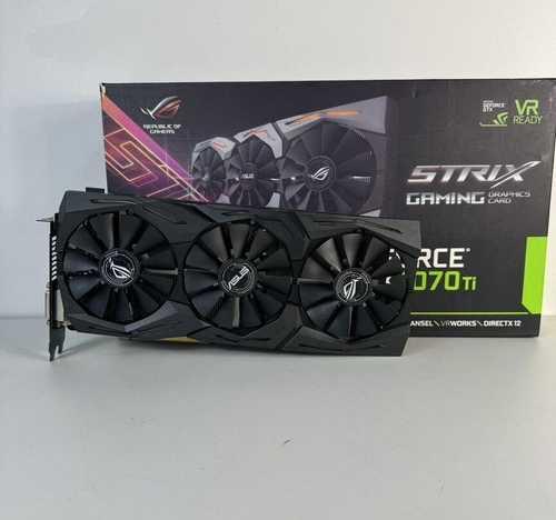 Видеокарта asus ROG strix GTX 1070 TI 8GB