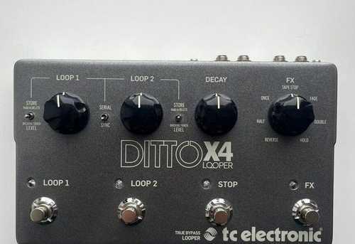 Педаль лупер Ditto x4 TC Electronic