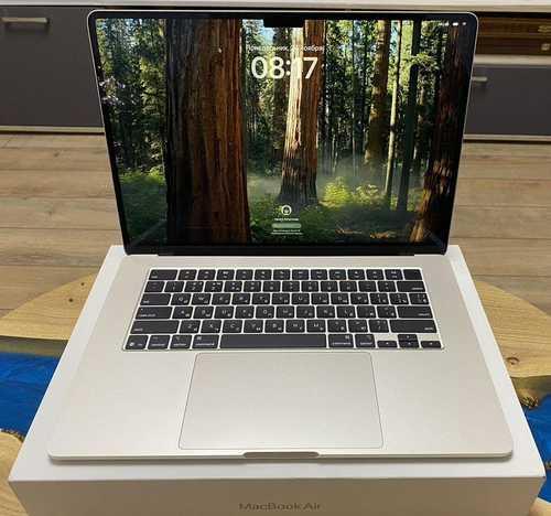MacBook Air 15 (2025, M4), 256 ГБ, M4 (10-core), RAM 16 ГБ, GPU 10-core