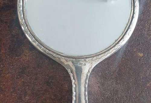Антикварное зеркало серебро