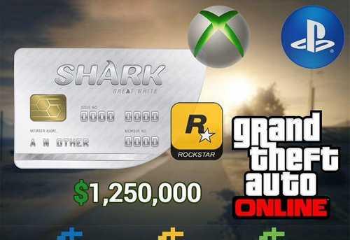 Монеты деньги GTA 5 Online PC PS XB Card Cash гта5