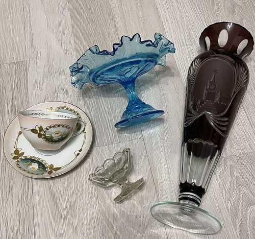 Для Карима ваза солонка чашка вазочка