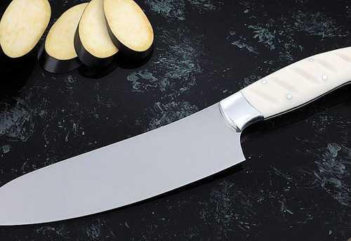 Кухонный нож Шеф № 11 сталь 95Х18 рукоять акрил бе