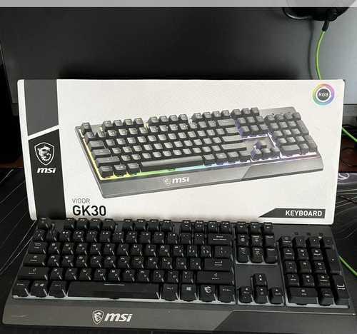 Игровая клавиатура msi vigor gk30