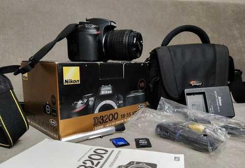 Nikon D3200 kit 18-55mm, ver II. Полупрофессионал