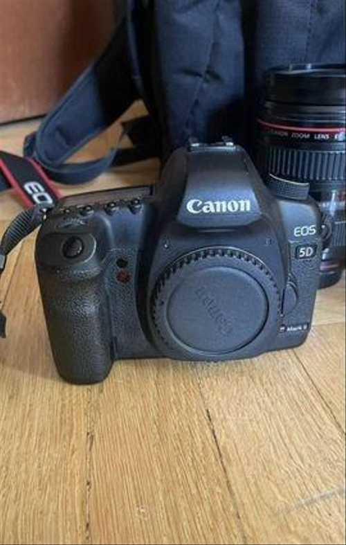 Комплект. Зеркалка Canon eos 5d mark 2
