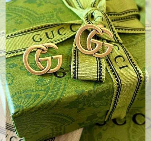 Серьги Гуччи Gucci GG новые LUX