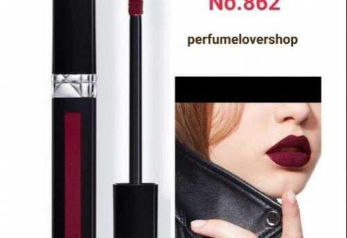 Помада Dior Rouge Liquid 862 Hectic Matte