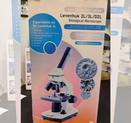 Микроскоп levenhuk 2L/3L/D2L