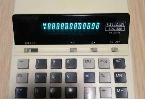 Калькулятор Citizen SDC-880