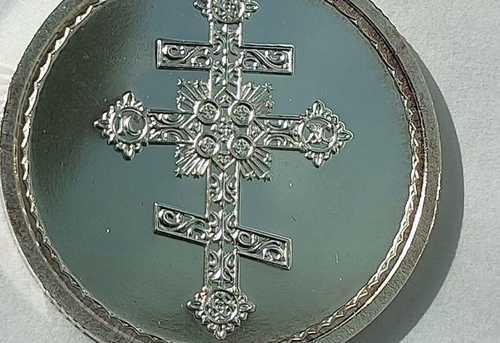 Жетон монетовидный серебро 999