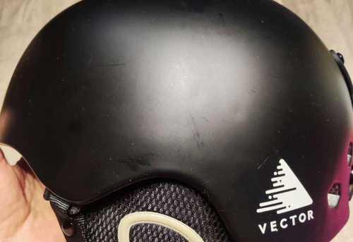 Горнолыжный шлем vector