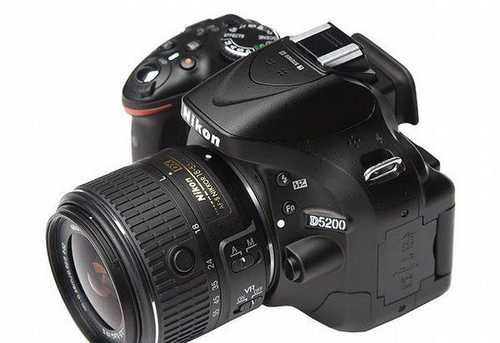 Nikon d5200 kit 18-55 mm