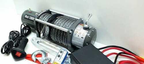 Лебедка Electric Winch 5.45тонны трос синтетика