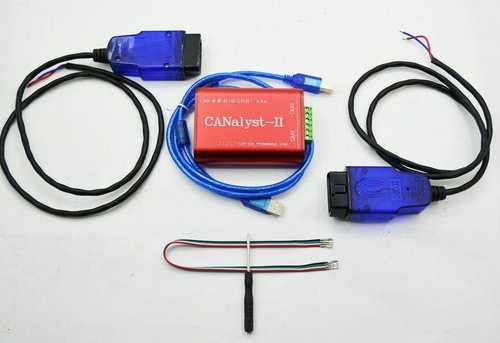 CANalyst-II + 2 кабеля OBD2