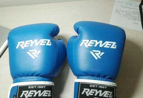 Боксерские перчатки 12 oz reyvall синие