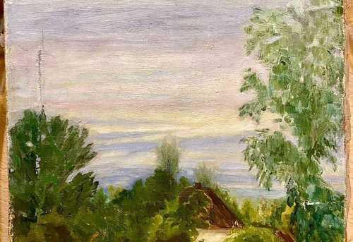 Картина ‘’Летний пейзаж’’, 1910-20 гг