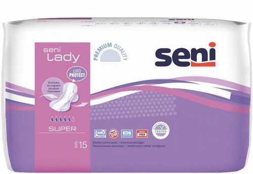 Прокладки урологические Seni Lady super 15 шт/уп