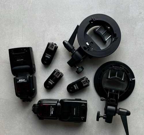 Комплект вспышек Nikon sb-900   аксессуары