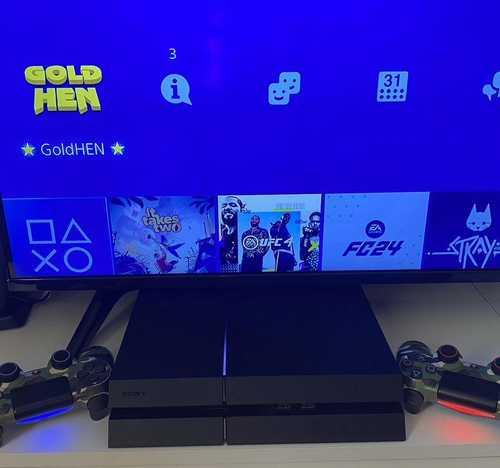 Playstation 4 gold HEN 9.00 (любые игры)