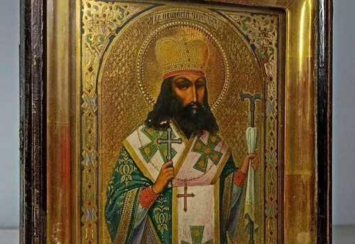 Икона старинная Феодосий Архиепископ Черниговский