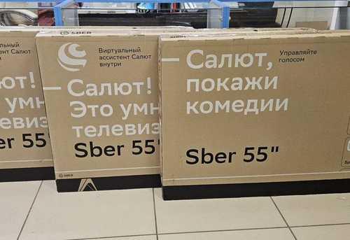 Новый Телевизор Sber SDX-55U4126 55" (139см) UHD