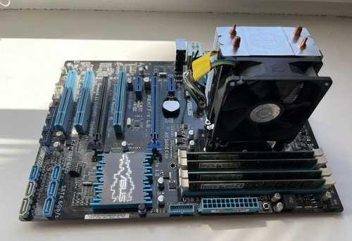 I5 3340 + 16gb ddr3 + asus P8H77-V LE + кулер