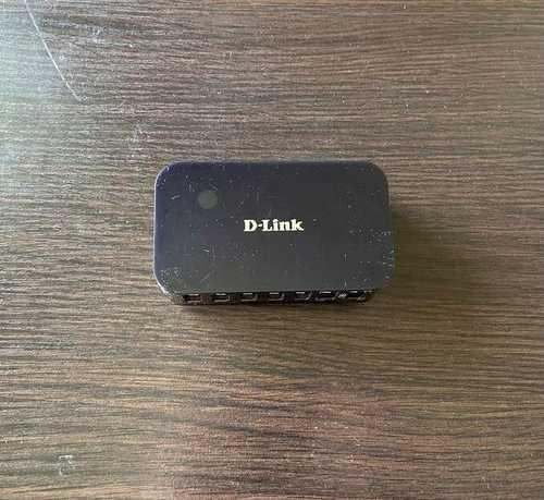 Разветвитель USB D-Link DUB-H7 (USB 2.0)