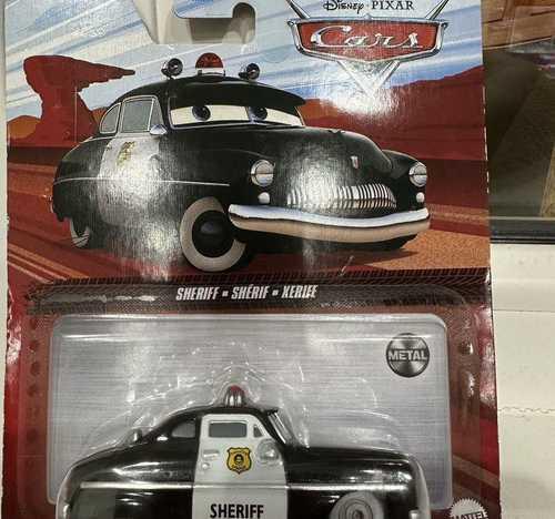 Sheriff тачки Mattel Cars Disney Pixar машинка