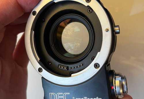 Спидбустер с микро 4/3 на Canon EF Aputure DEC