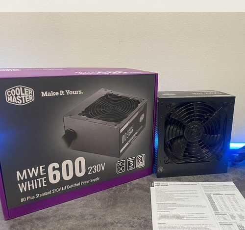 Блок питания cooler master 600w