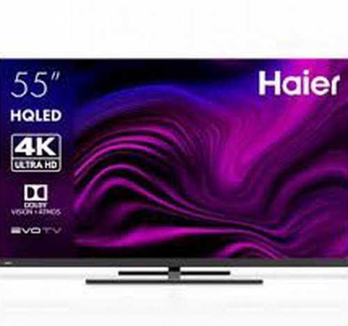 Телевизор Haier 4K 55" SMART TV AX Pro (Черный)