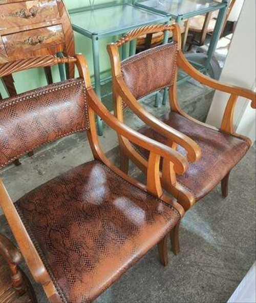 Кресла стулья пара Арт Деко Франция