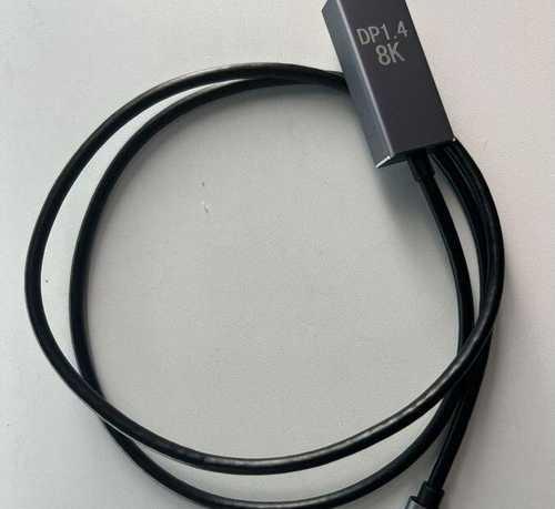 Кабель USB-C - displayport 1.4 1м