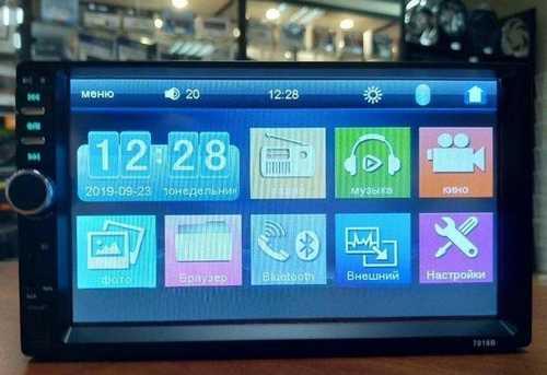 Магнитола DVU 7018B 2DIN USB/SD/BT Новая