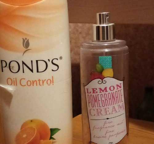 Тальк Pond's и мист Bath & body works