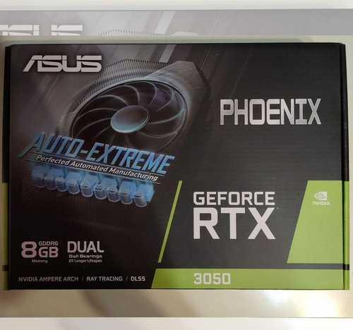 Новая видеокарта Asus RTX3050. Не распакованная