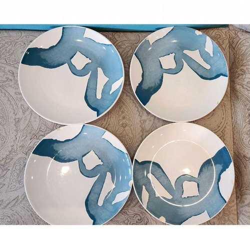 4 тарелки Икея/ikea со сколами для творчества