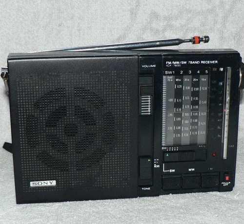 Радиоприемник Sony icf 7600 в работу, Япония