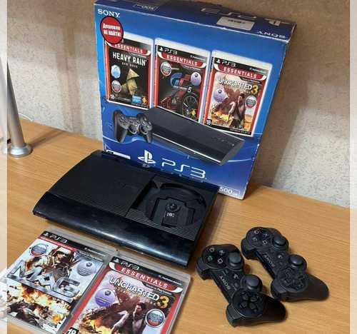 Sony playstation 3 slim 500gb прошитая