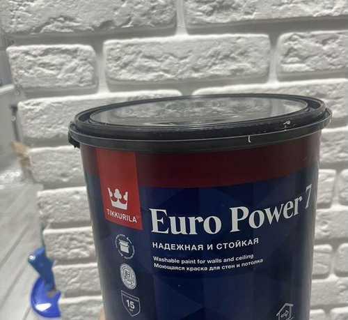 Краска tikkurila euro power 7 2.7л