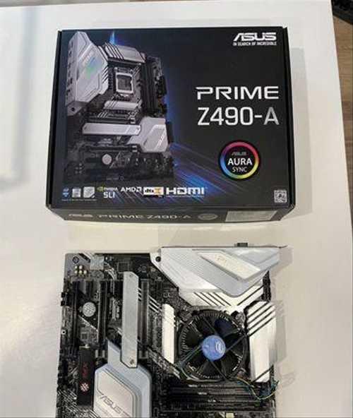 Материнская плата asus prime Z490-A со SLI-режимом