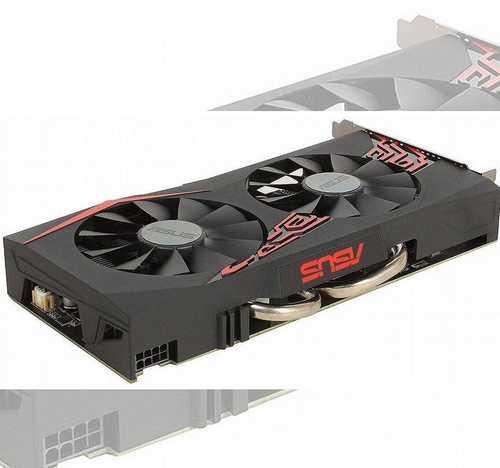 Видеокарта asus amd rx570 4gb