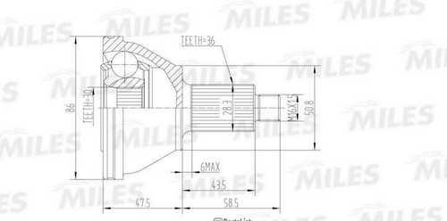Miles GA20019 1шт
