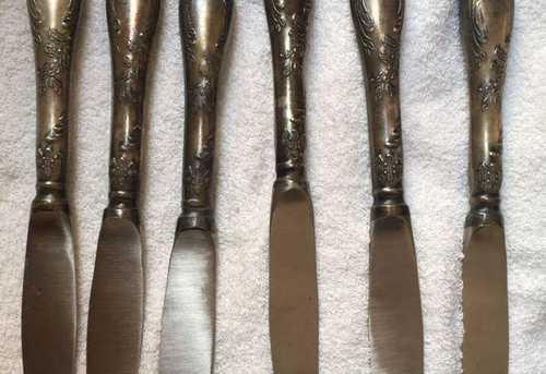 Ножи старинные тяжелые столовые
