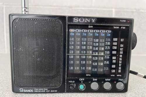 Всеволновый радиоприемник Sony ICF SW20