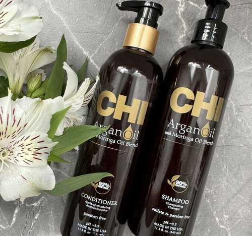 Шампунь и Кондиционер CHI Argan Oil, 340 мл