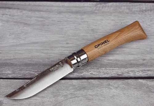 Нож Opinel №10, нержавеющая сталь, бук