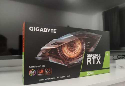 Видеокарта Gigabyte RTX 3060 gaming OC 12Gb